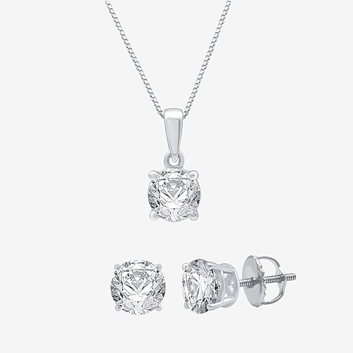 Click here for 3 CT. T.W. Lab Grown White Diamond 14K Gold Round... prices
