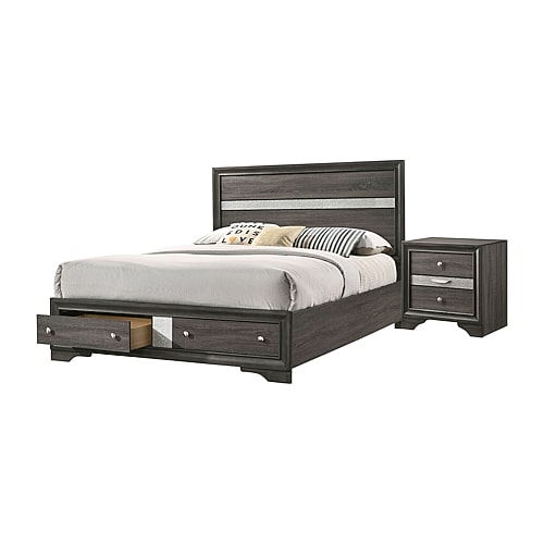 Click here for Craye 2 Piece Bedroom Set  One Size  Gray prices