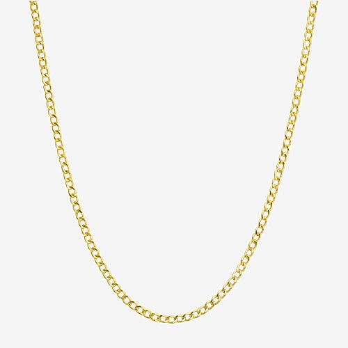 Click here for Made in Italy Girls 14K Gold 13 Inch Curb Chain Ne... prices