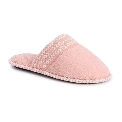 Click here for Muk Luks Cathy Scuff Womens Memory Foam Slip-On Sl... prices