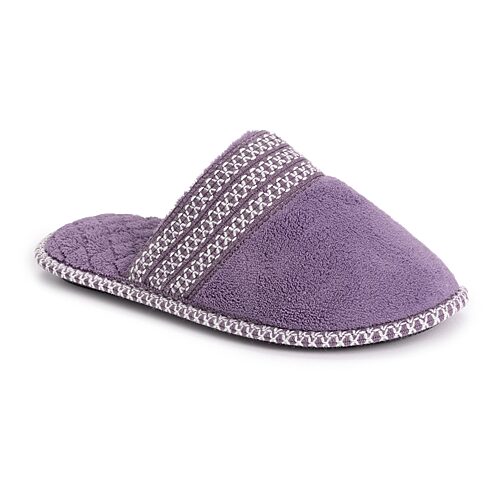 Click here for Muk Luks Cathy Scuff Womens Memory Foam Slip-On Sl... prices