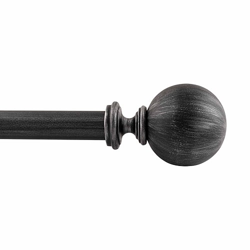 Click here for Deco Window Brushed Globe 1 IN Adjustable Curtain... prices