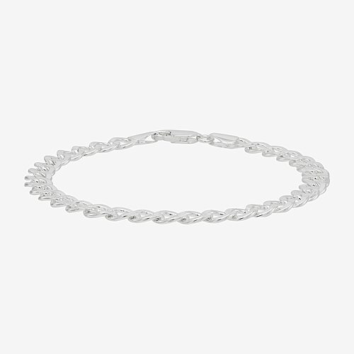Click here for Womens Sterling Silver 8 1/2 Inch Solid Curb Chain... prices