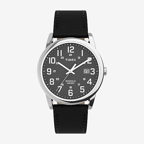 Click here for Mens Timex(R) Easy Reader(R) Black Dial Watch - TW... prices