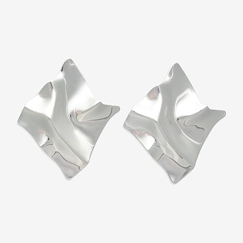 Click here for Bold Elements Silver Tone Womens Drop Earrings  On... prices