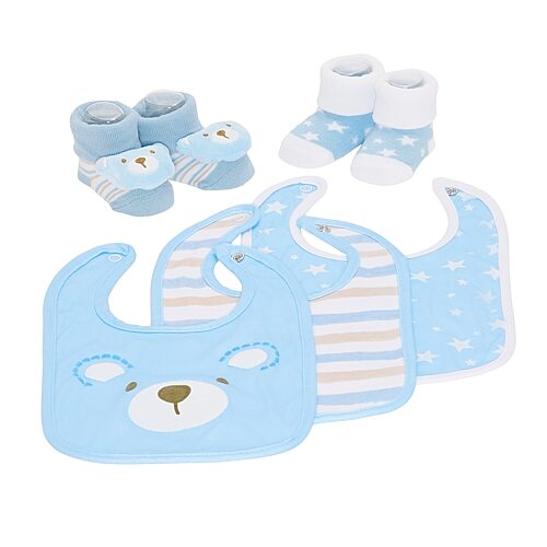 Click here for First Steps By Stepping Stones Boys Bib  One Size... prices