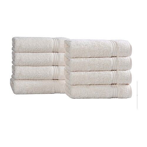 SUPERIOR Heritage Collection | Luxury Egyptian Cotton 6-pc. Solid Hand Towel  One Size  Beige