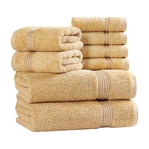 Click here for Superior Egyptian Cotton 8-Pc. Towel Set - Gold prices