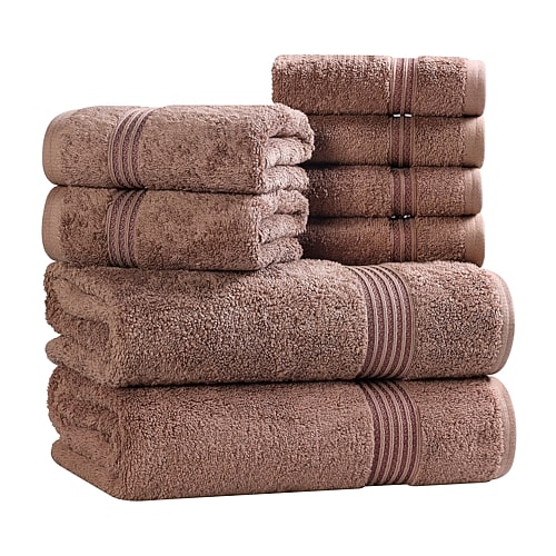Click here for Superior Egyptian Cotton 8-Pc. Towel Set - Mocha prices