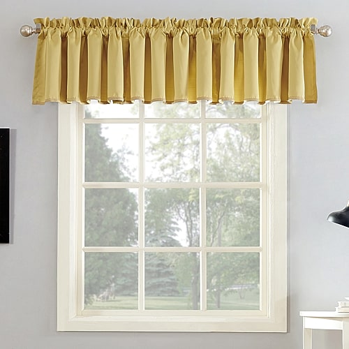 Click here for Grant Room Darkening Rod Pocket Curtain Valance -... prices