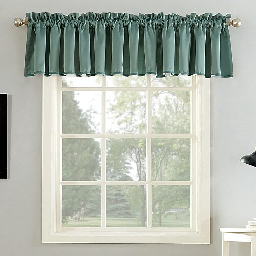 Click here for Grant Room Darkening Rod Pocket Curtain Valance -... prices