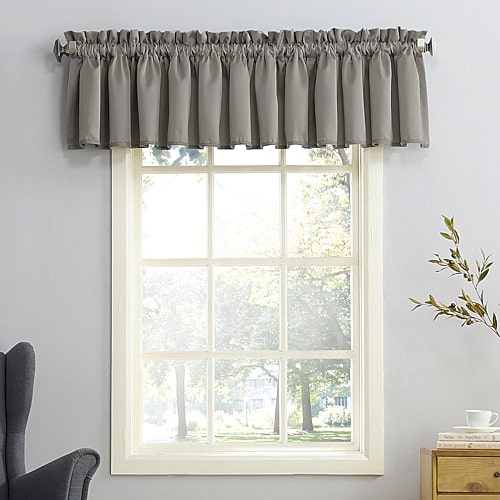 Click here for Grant Room Darkening Rod Pocket Curtain Valance -... prices