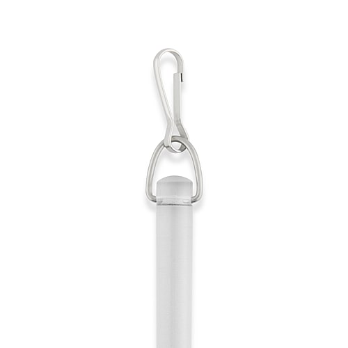 Click here for Rod Desyne 1/2 Clear Pvc Baton With Snap Hook Curt... prices
