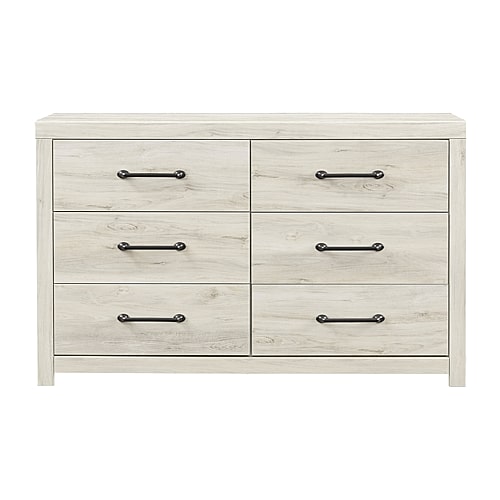 Signature Design by Ashley Cambeck Bedroom Collection 6-Drawer Dresser  One Size  White