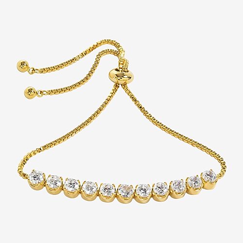 Click here for Sparkle Allure Womens Cubic Zirconia 14K Gold Over... prices