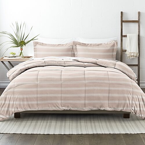 Click here for Casual Comfort Soft Stripe Reversible Down-Alterna... prices