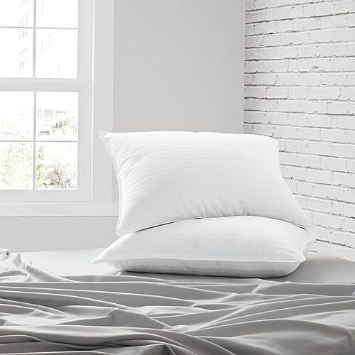 ienjoy Home Plush Down Alternative Cooling Gel-Infused Fibers 2-Pack Pillows  King - White