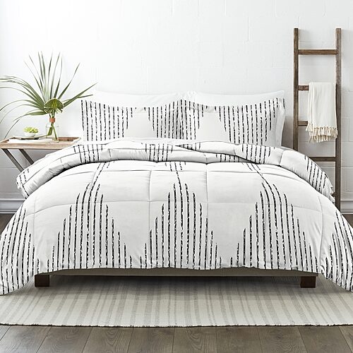 Click here for ienjoy Home Ultra Soft Diamond Stripe 2-Pc. Comfor... prices
