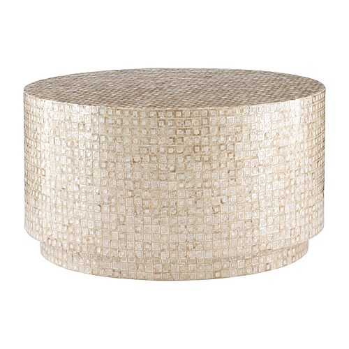 Click here for Porada Modern Gold and Ivory Coffee Table  One Siz... prices