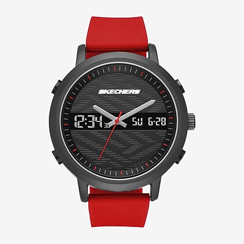 Click here for Mens Skechers Red Lawndale Analog & Digital Watch... prices
