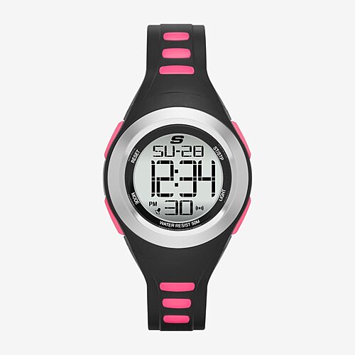 Click here for Skechers Womens Chronograph Digital Black Strap Wa... prices