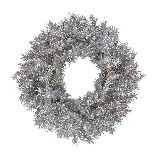 Click here for Northlight 24 Silver Tinsel Artificial Clear Light... prices