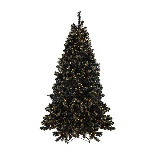 Click here for Northlight Black Crystal With Gold Glitter Artific... prices