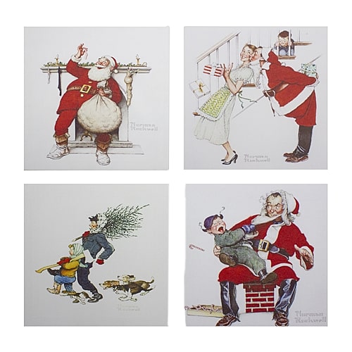 Click here for Northlight Set Of 4 Classic Norman Rockwell Christ... prices