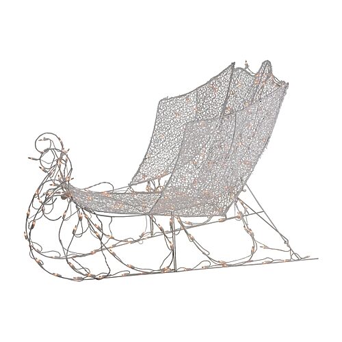 Click here for Northlight 48 White Pre-Lit Crystal 3d Sleigh Chri... prices