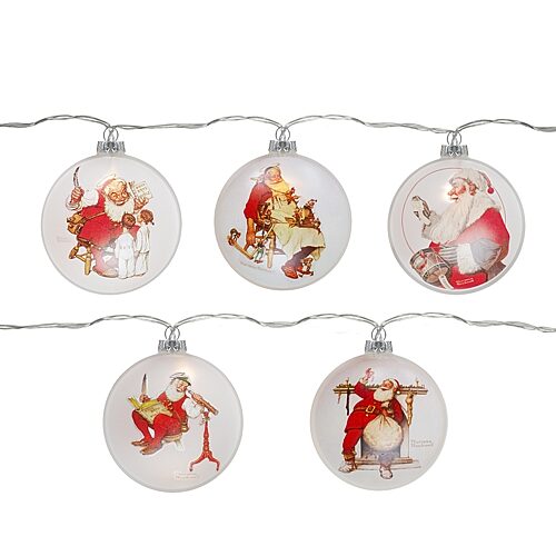Click here for Northlight Glass Norman Rockwell Disc String Light... prices