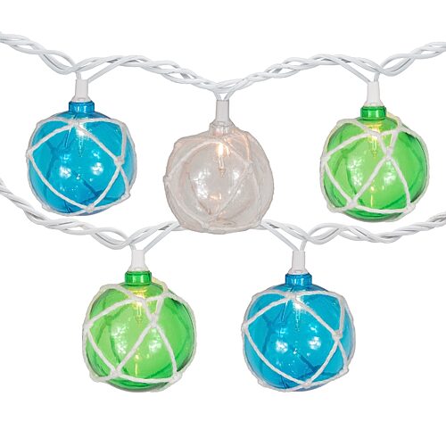 Click here for Northlight 10ct White Twine Wrapped Multi-Color Ba... prices