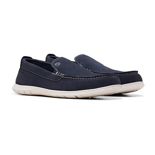 Click here for Clarks Flexway Step Mens Moc Closed Toe Slip-On Sh... prices