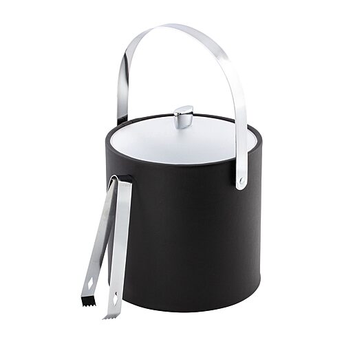 Click here for Kraftware Arc 3-pc. Ice Bucket + Tong Chrome Trim... prices