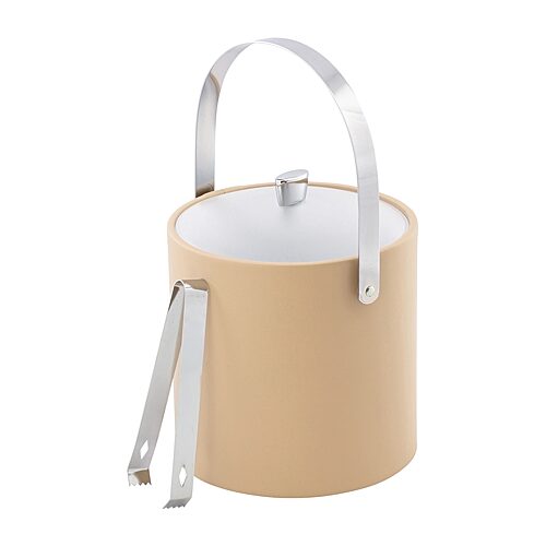 Click here for Kraftware Arc 3-pc. Ice Bucket + Tong Chrome Trim... prices
