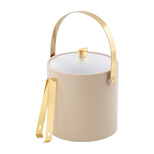 Click here for Kraftware Arc 3-pc. Ice Bucket + Tong Gold Trim Se... prices
