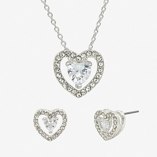 Click here for Sparkle Allure Womens Cubic Zirconia Pure Silver O... prices
