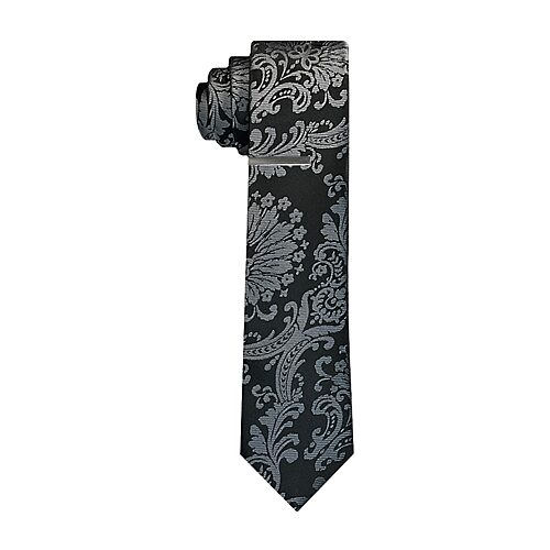Click here for J. Ferrar Geometric Tie  One Size  Black prices