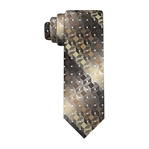 Click here for Van Heusen Shaded Geometric Tie  One Size  Brown prices
