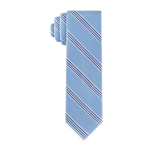 IZOD Striped Tie  One Size  Blue