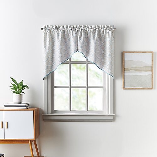 Click here for CHF Morocco Swag Valance  One Size  Blue prices