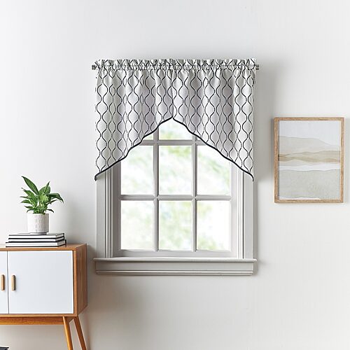 Click here for CHF Morocco Swag Valance  One Size  Black prices