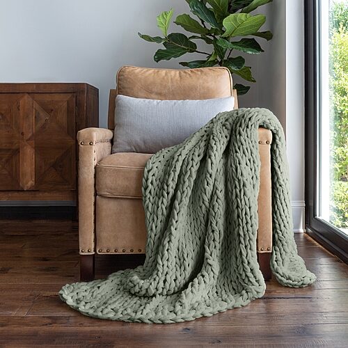Click here for Soft Essentials Ultra Soft Chunky Knit Throw - 59x... prices