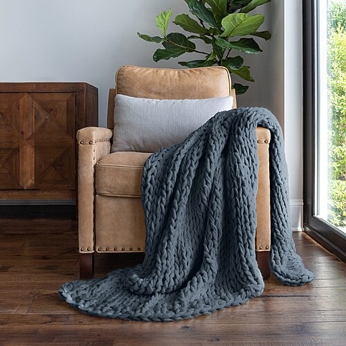 Click here for Soft Essentials Ultra Soft Chunky Knit Throw - 59x... prices