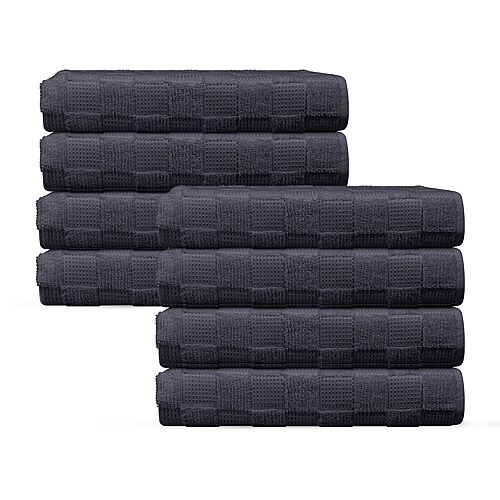 Click here for Depera Home Turkish 8-pc. Hand Towel  One Size  Bl... prices