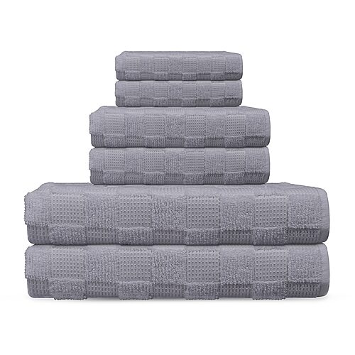 Click here for Depera Home Turkish Bath Towel Set  One Size  Silv... prices