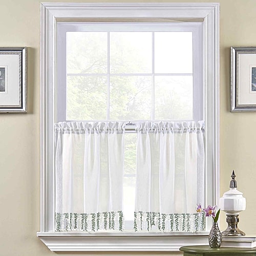 Click here for Bristol 2-pc. Rod Pocket Window Tier  One Size  Mu... prices