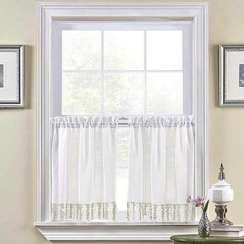 Click here for Bristol 2-pc. Rod Pocket Window Tier  One Size  Mu... prices