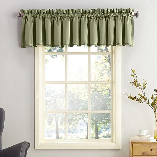 Click here for Grant Room Darkening Rod Pocket Curtain Valance -... prices