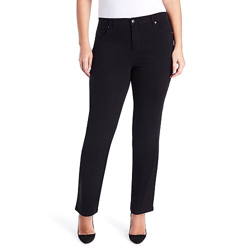 Click here for Plus Size Gloria Vanderbilt Amanda Jeans - Black prices