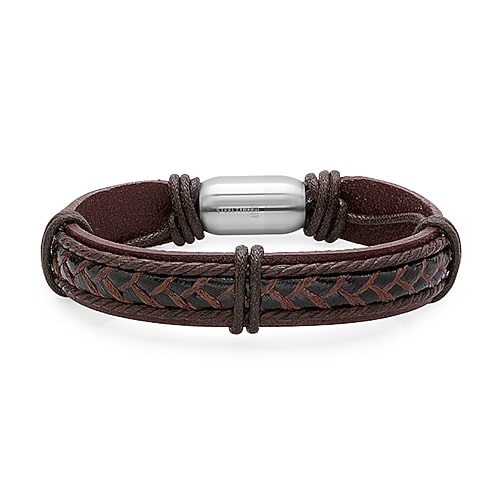 Click here for Mens Stainless Steel Strand Bracelet  One Size prices